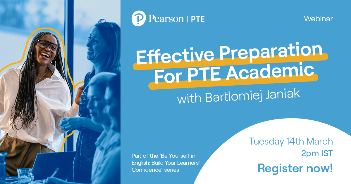 培生2023年度I Teach PTE Academic在线讲座系列